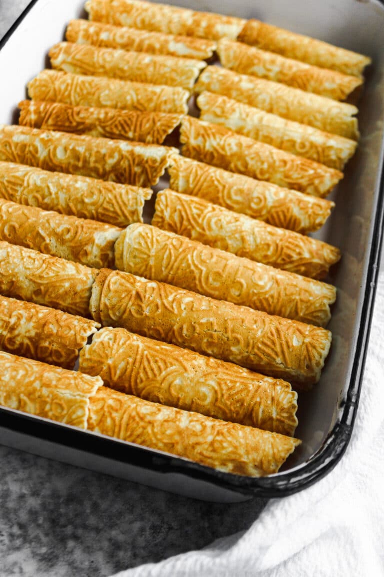 Norwegian Krumkake Cookies - Run to the Table