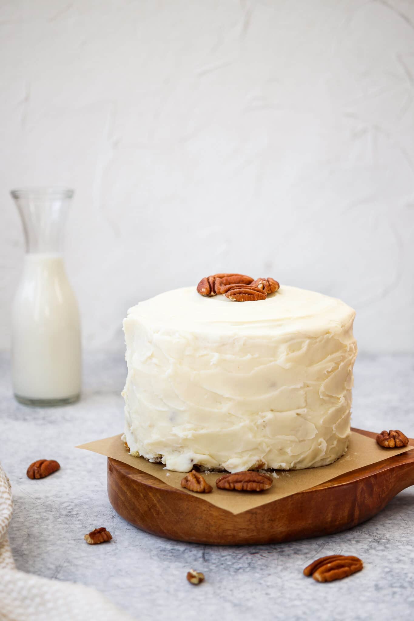 Italian Cream Cake with Cream Cheese Frosting - Run to the Table