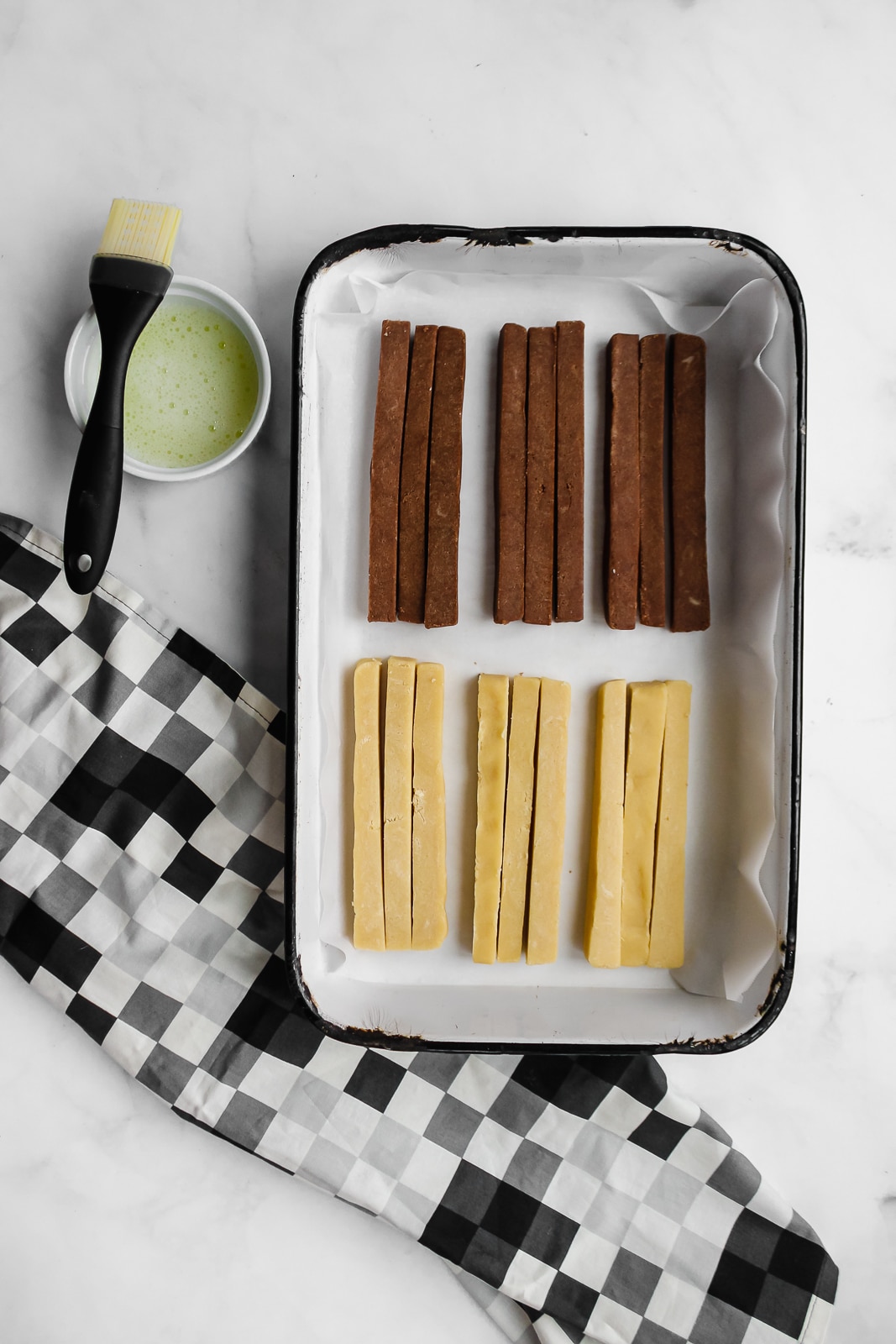 Checkerboard Cookies - Run to the Table