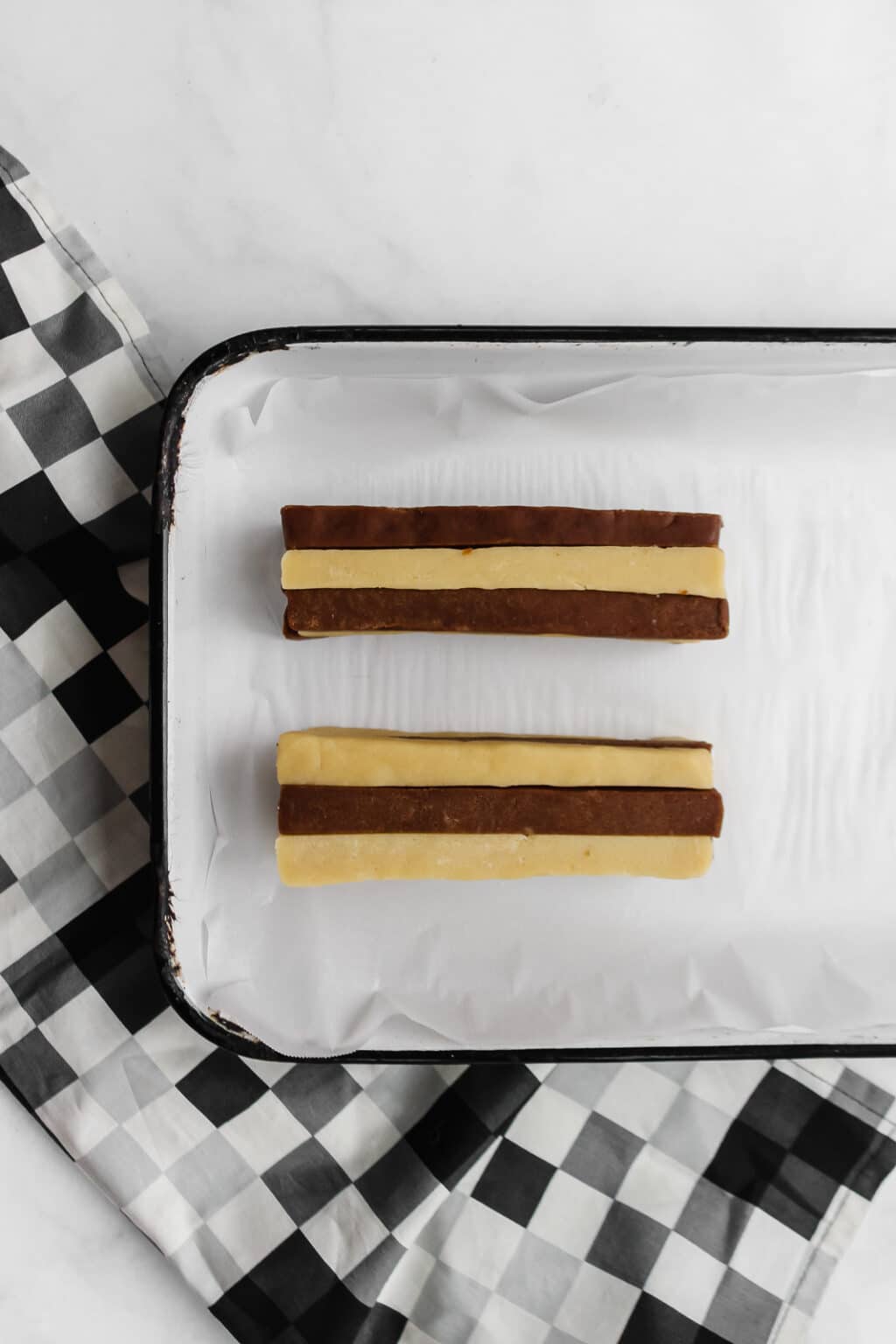 Checkerboard Cookies - Run to the Table