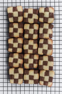Checkerboard Cookies - Run to the Table