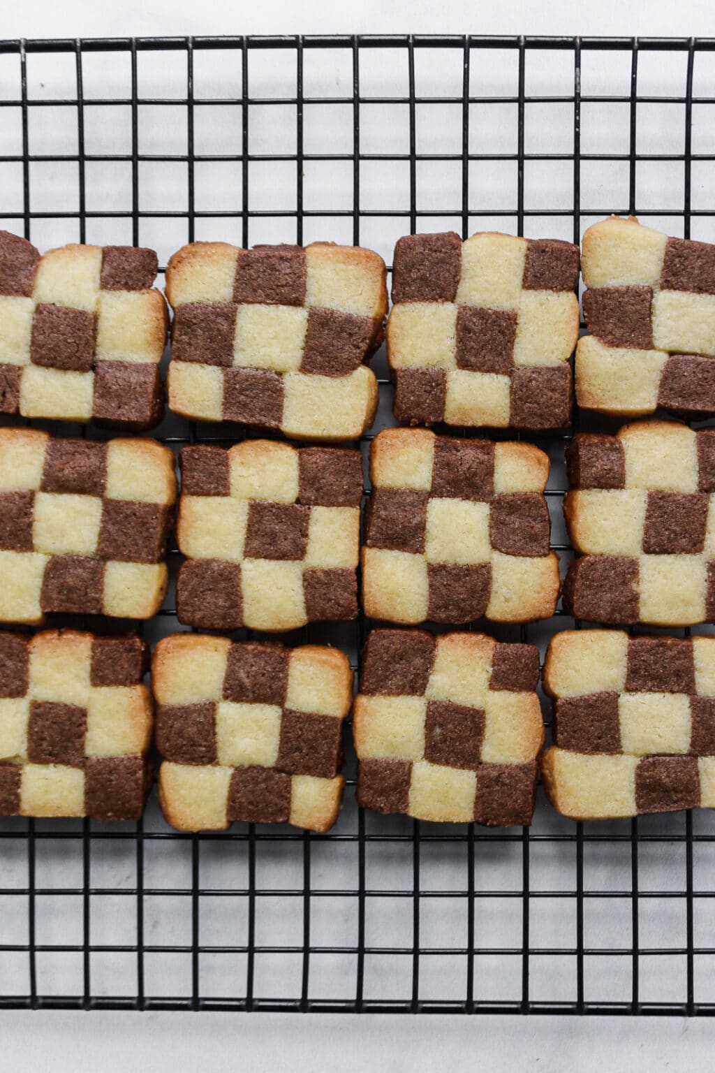 Checkerboard Cookies - Run to the Table