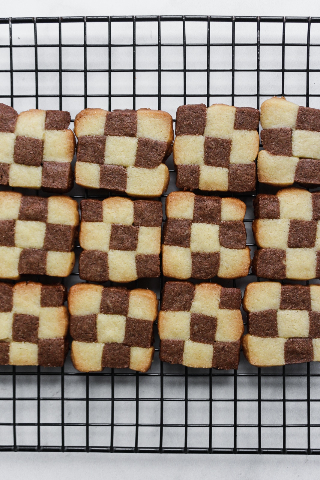 Checkerboard Cookies - Run to the Table