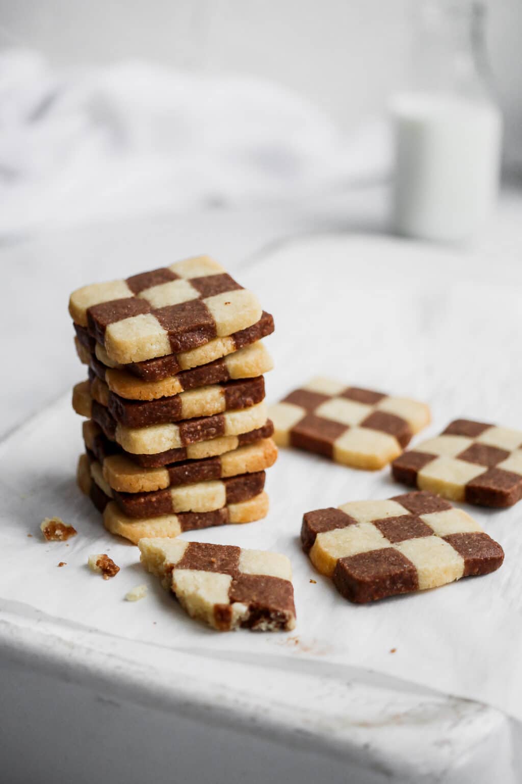 Checkerboard Cookies - Run to the Table