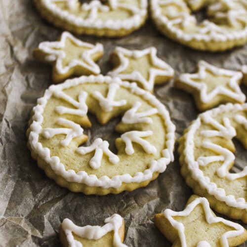 Cut-Out Sugar Cookies with Buttercream Frosting - Run to the Table